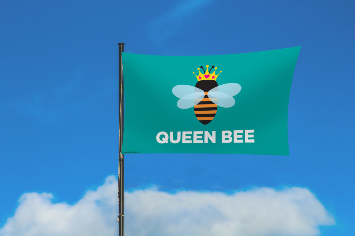 Queen Bee Flag - by Festivology - Brands, Festivology, Flags, Flags ...